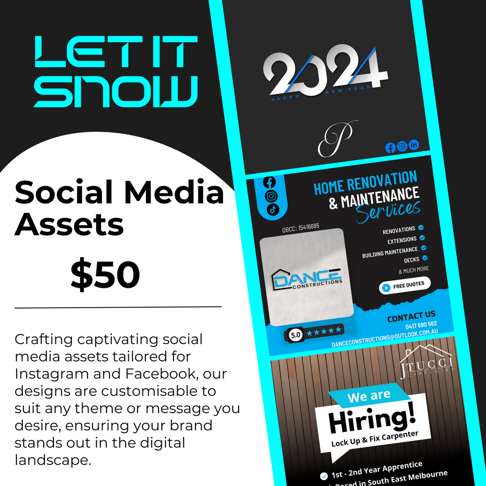 Social Media Assets – Let it Snow